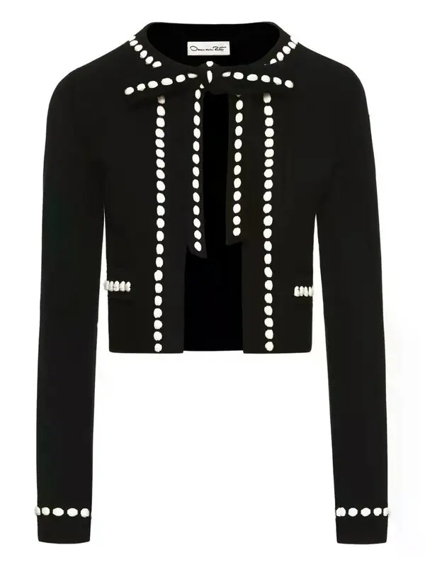 Oscar De La Renta Bubble-trim Cardigan