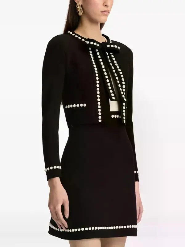 Oscar De La Renta Bubble-trim Cardigan