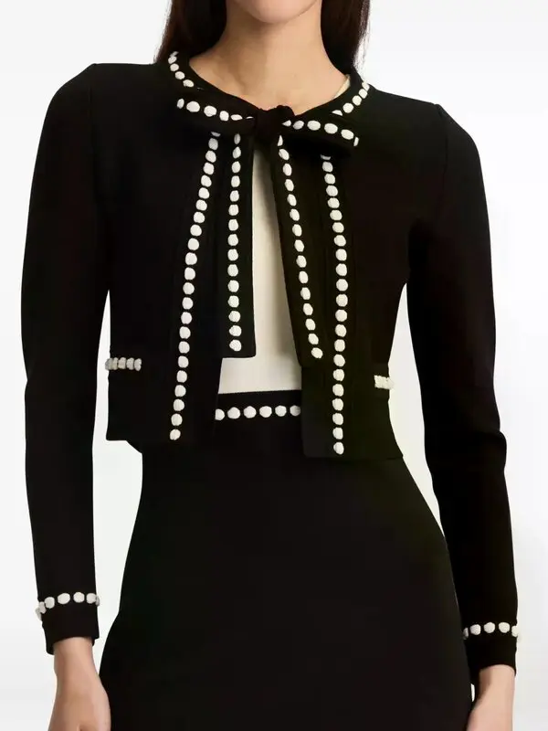 Oscar De La Renta Bubble-trim Cardigan