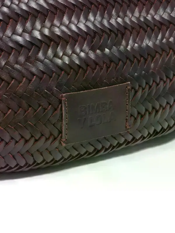 Bimba Y Lola Braided Handle Tote Bag