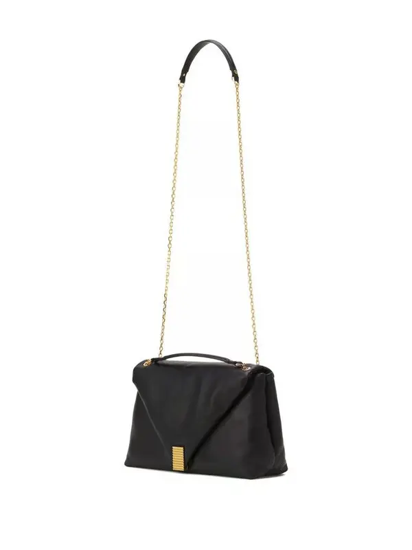 LANVIN Flap-front Shoulder Bag - Black
