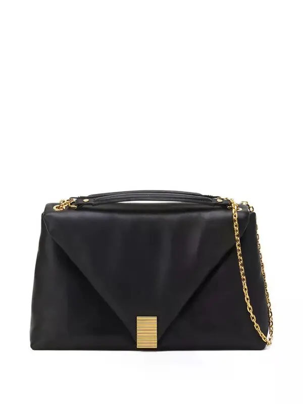 LANVIN Flap-front Shoulder Bag - Black