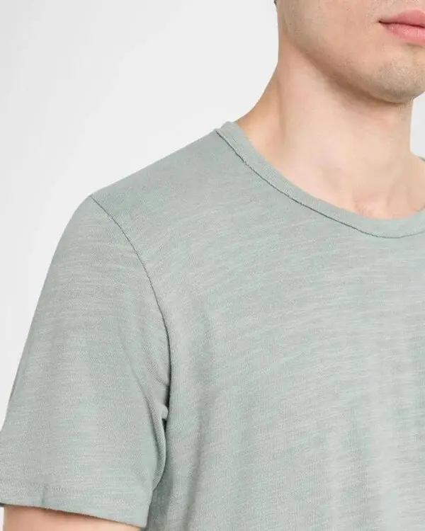 Rag & Bone Apos;s Classic Flame Crewneck T-shirt - Blue Grey