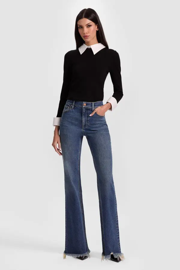 Alice + Olivia Delancey Bootcut Jean