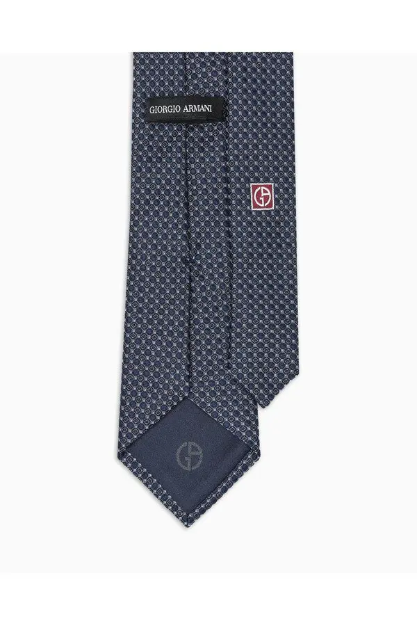 Giorgio Armani Jacquard Silk Neck Tie