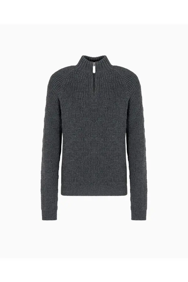 Giorgio Armani Neve Virgin Wool Jumper - Natural