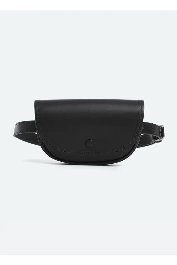 Sea Alexi Leather Belt Bag - Black