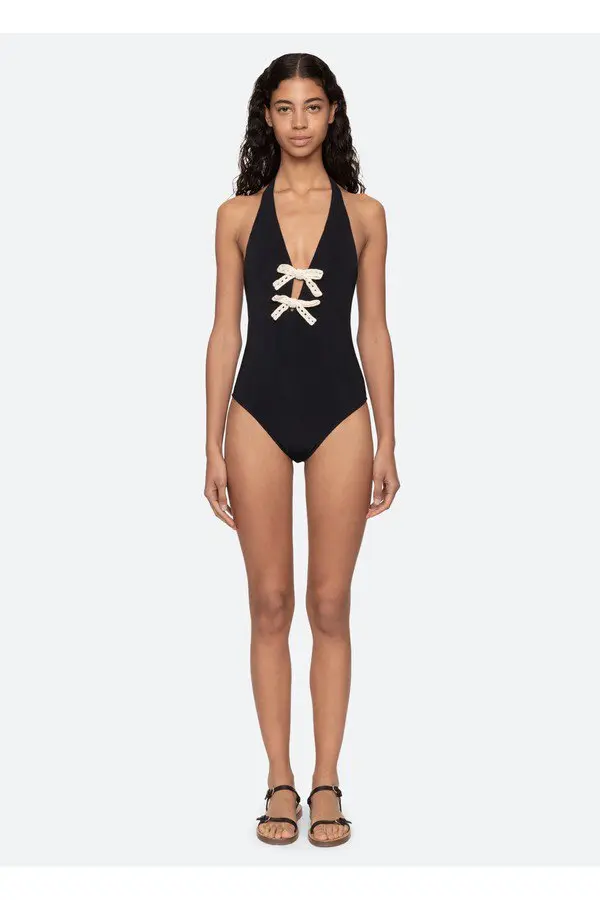 Sea Kendall One-piece Swimsuit - Black
