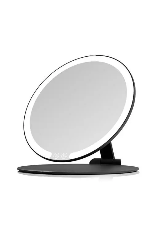 FANCII Abigail Led Travel Mirror - Black