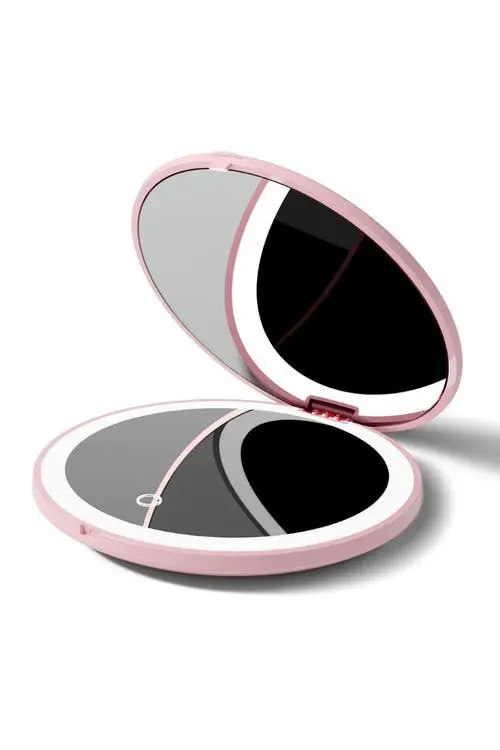 FANCII Mini Taylor Led Compact Mirror - Petal Pink