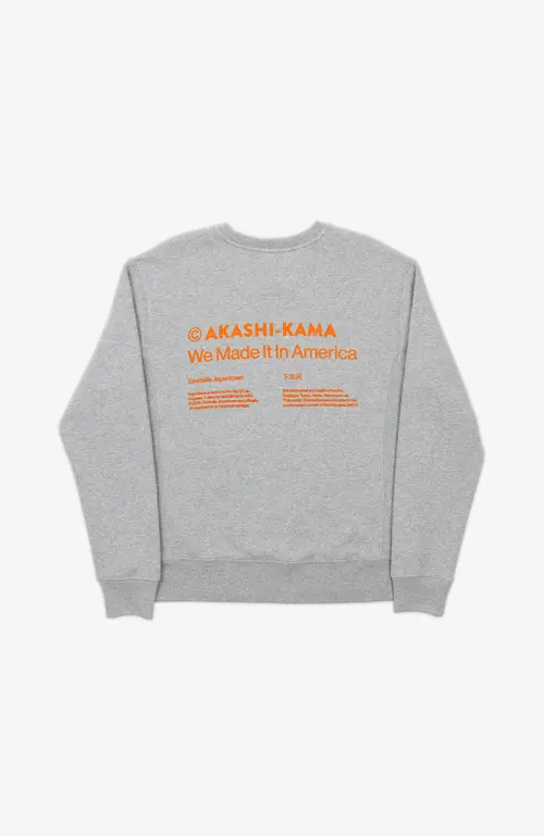 AKASHI-KAMA City Collection Crewneck