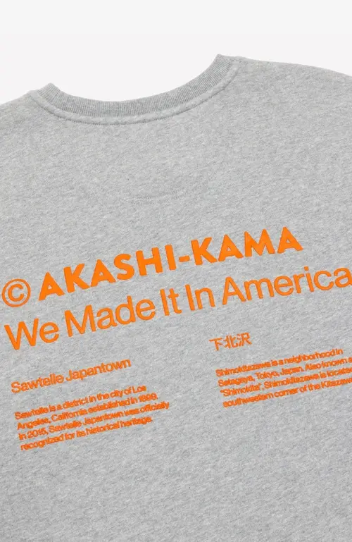 AKASHI-KAMA City Collection Crewneck