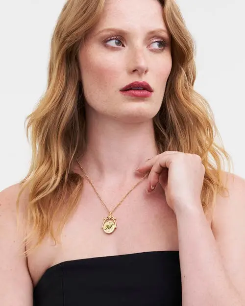 FABLE ENGLAND Magnolia Spinner Chain Necklace