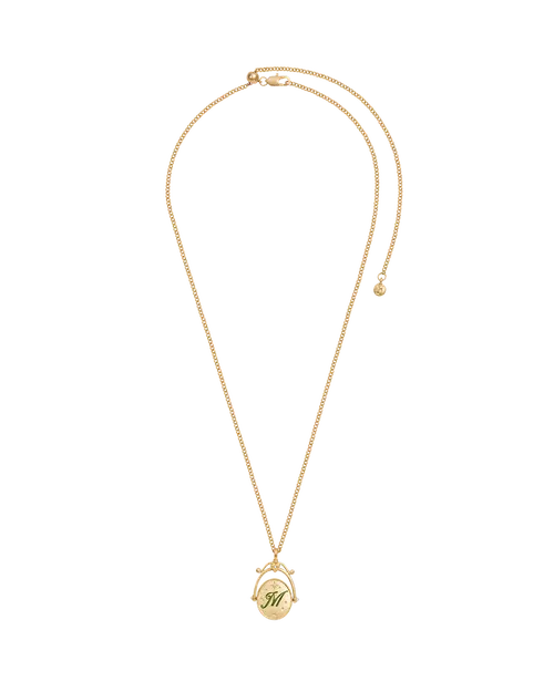 FABLE ENGLAND Magnolia Spinner Chain Necklace