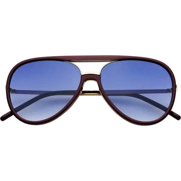 FREYRS EYEWEAR Aviator Sunglasses - Burgundy