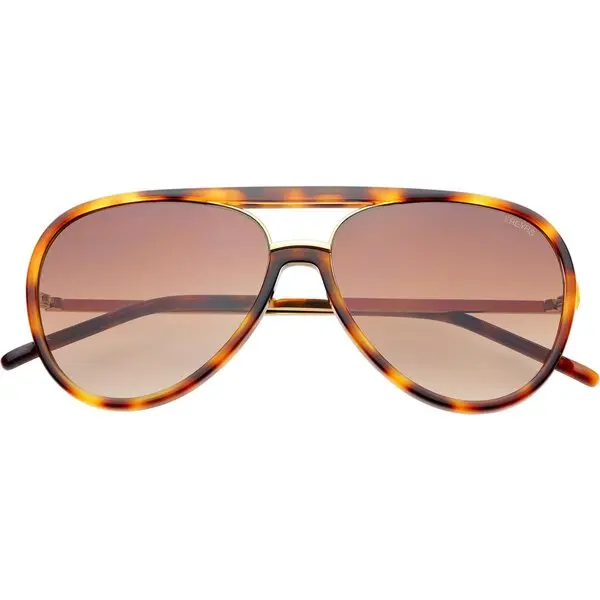 FREYRS EYEWEAR Aviator Sunglasses - Tortoise/gradient Brown