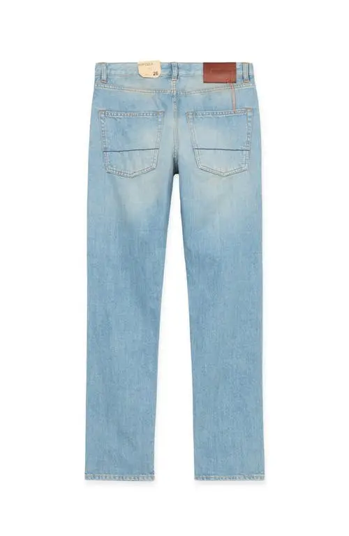 FORTELA 966 John Stone Wash Denim Trousers - D250