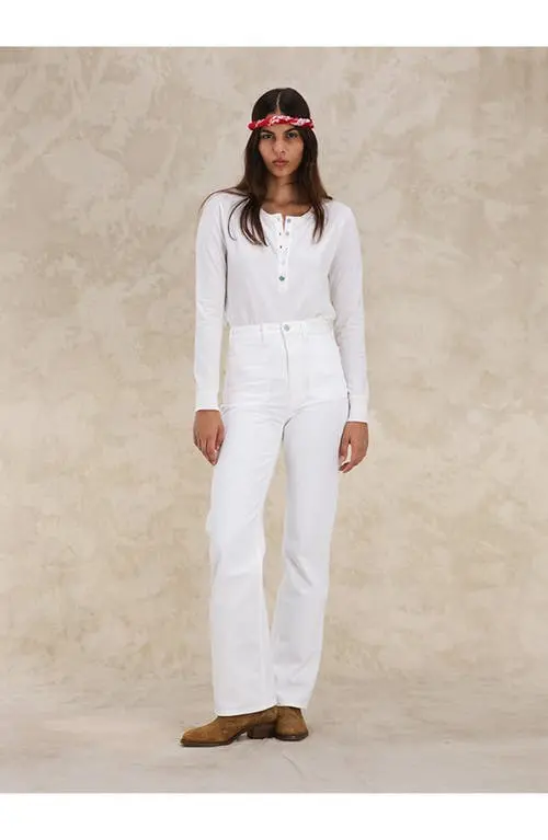 FORTELA Janej Bootcut Bull Cotton Trousers