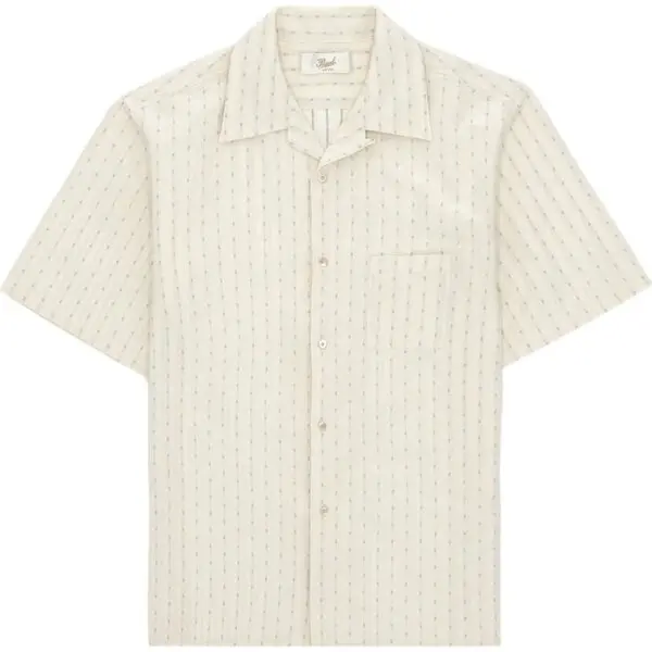 FORTELA Prequel Short Sleeve Cotton Shirt - Blue