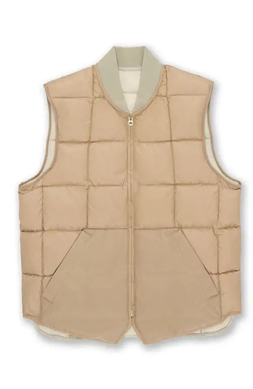 FORTELA Nylon Padded Gilet - Camel