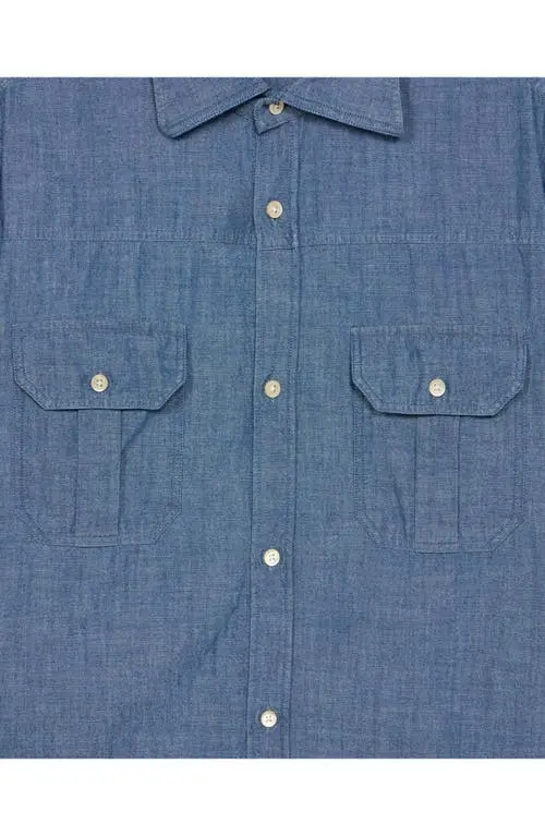 FORTELA Amleto Denim Shirt With Patch Pockets