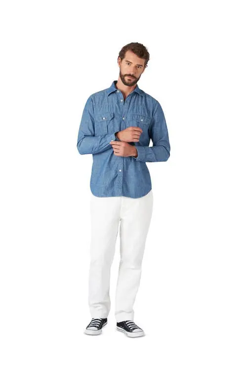 FORTELA Amleto Denim Shirt With Patch Pockets