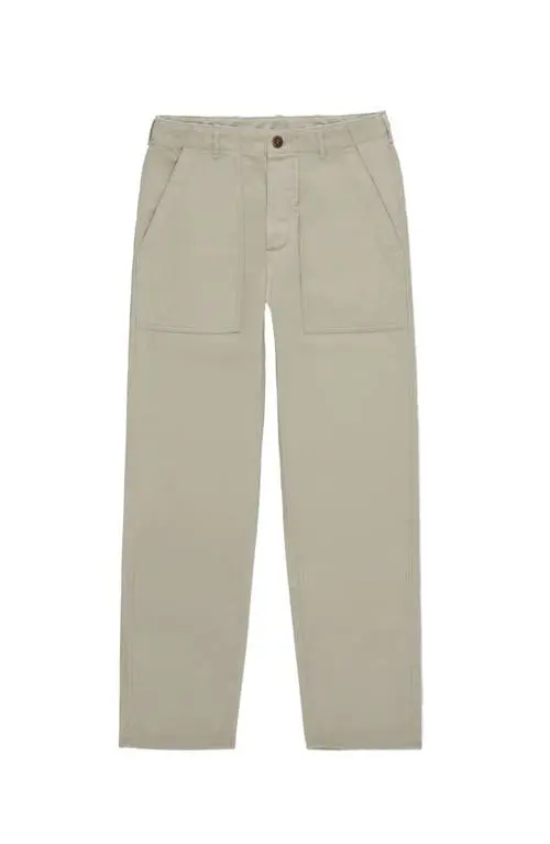 FORTELA Fatigue Bedford Fabric Pocket Trousers - Ice