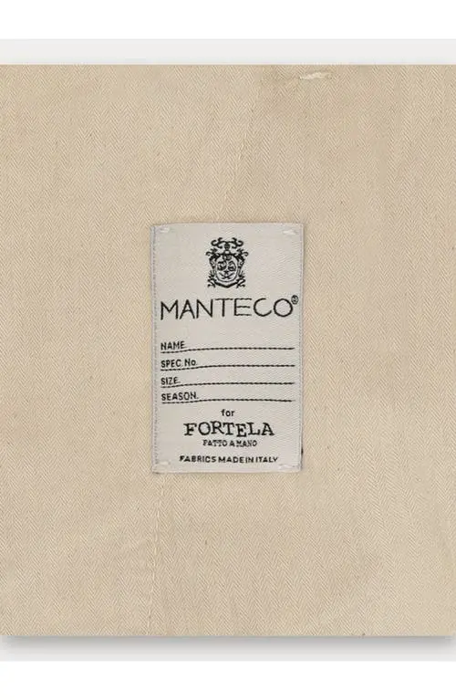 FORTELA Linen Pleated Shorts - Milk