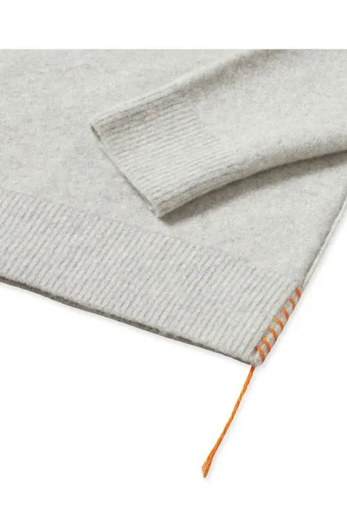FORTELA Harvard Wool Raglan Sleeve Crewneck Knit - Melange