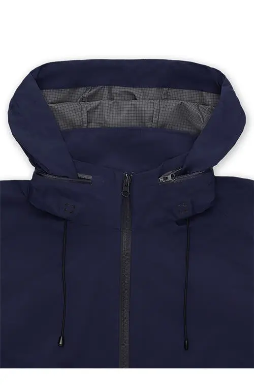 FORTELA Walking Waterproof Nylon Jacket - Navy Blue