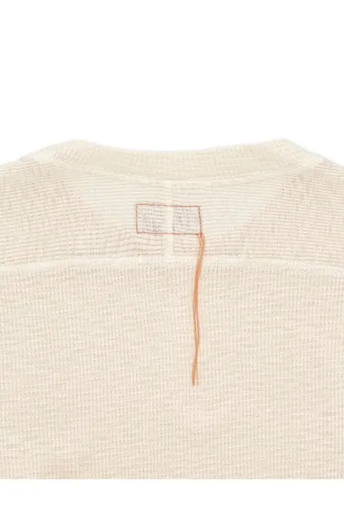 FORTELA Geremia Waffle Knit Jersey - Off White