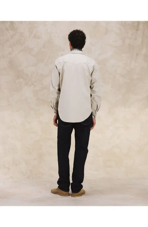 FORTELA Kayace Texan Cotton Shirt - Khi