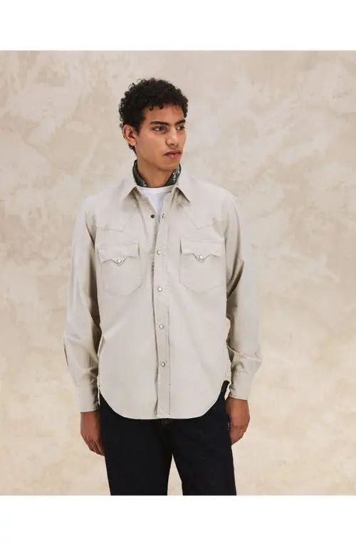 FORTELA Kayace Texan Cotton Shirt - Khi
