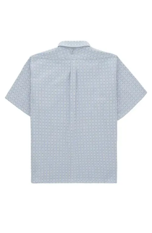 FORTELA Prequel Cotton Short Sleeve Shirt - Blue