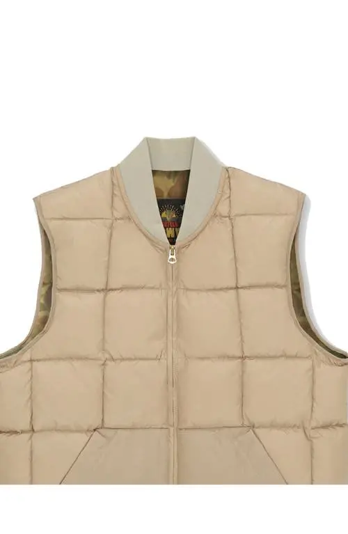 FORTELA Nylon Padded Vest With Lining - Camouflage