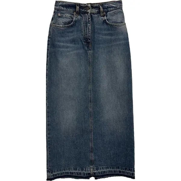 FORTELA Jorgy Stone Wash Denim Skirt - D420