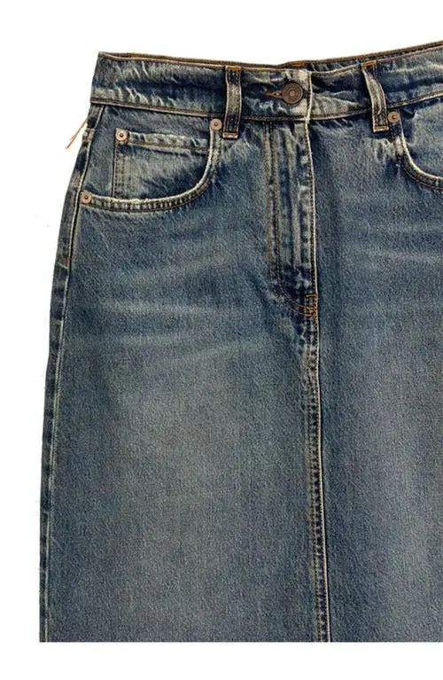 FORTELA Jorgy Stone Wash Denim Skirt - D420