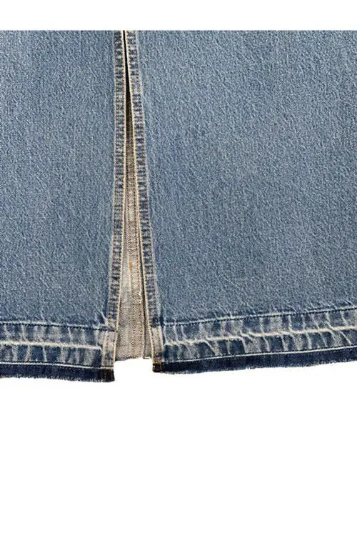 FORTELA Jorgy Stone Wash Denim Skirt - D420