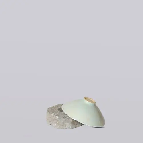 COBALT GUILD Porcelain Small Lotus Conical Bowl