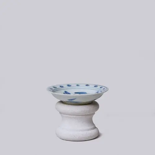 COBALT GUILD Small Porcelain Lotus Dish