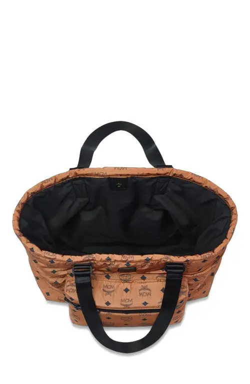 Mcm Packable Tote Bag In Visetos Monogram