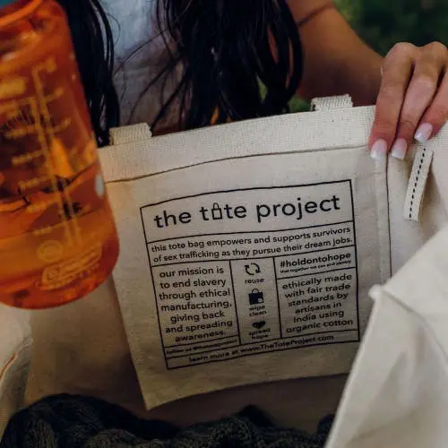 THE TOTE PROJECT Printed Tote - Natural