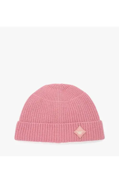 Mcm Essential Wool Beanie - Pink