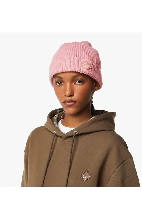 Mcm Essential Wool Beanie - Pink
