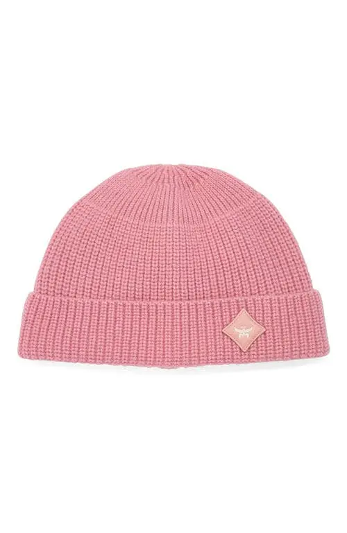 Mcm Essential Wool Beanie - Pink