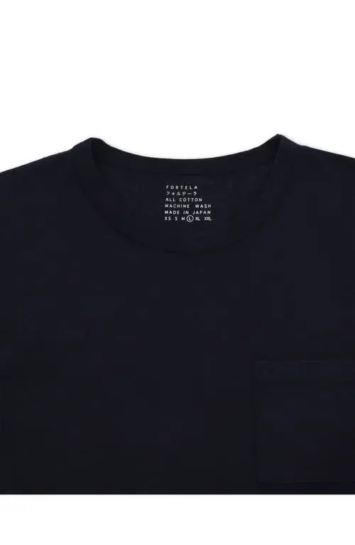 FORTELA Japtl Tubular Long Sleeve T-shirt - Blue