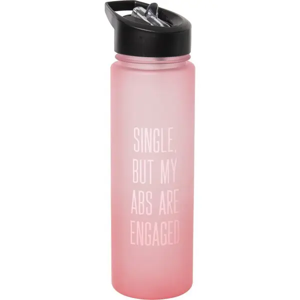 TOTALEE GIFT Single Tritan Bottle Plastic Pink 22 Oz - Clear