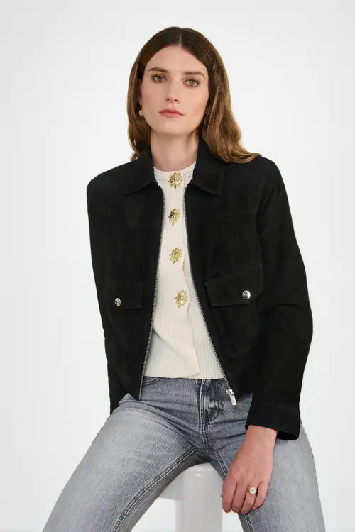 FURNIQ UK Isabella Suede Jacket