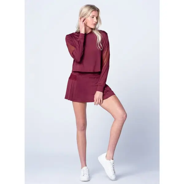 Lucky In Love Cindy Hoodie - Maroon