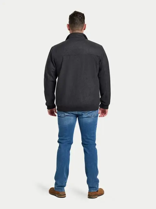 RAGING BULL Wool Blend Harrington Jacket